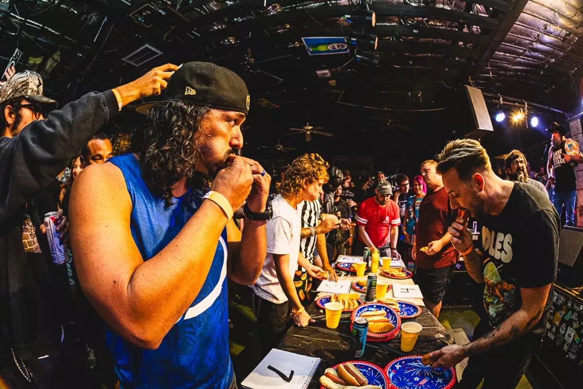 Photos: At Crowbar, Christian Restrepo repeats as Tampa’s Hot Dog Party ...